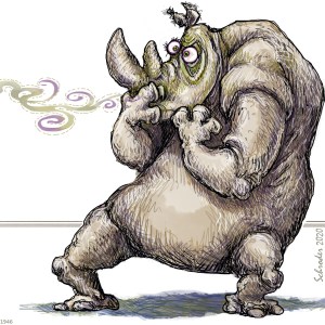 on the down side… | Your Inner Rhino